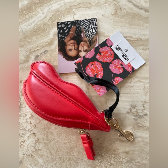 Diane Von Furstenberg | Bags | Nwt Diane Von Furstenberg Red Lips Coin ...